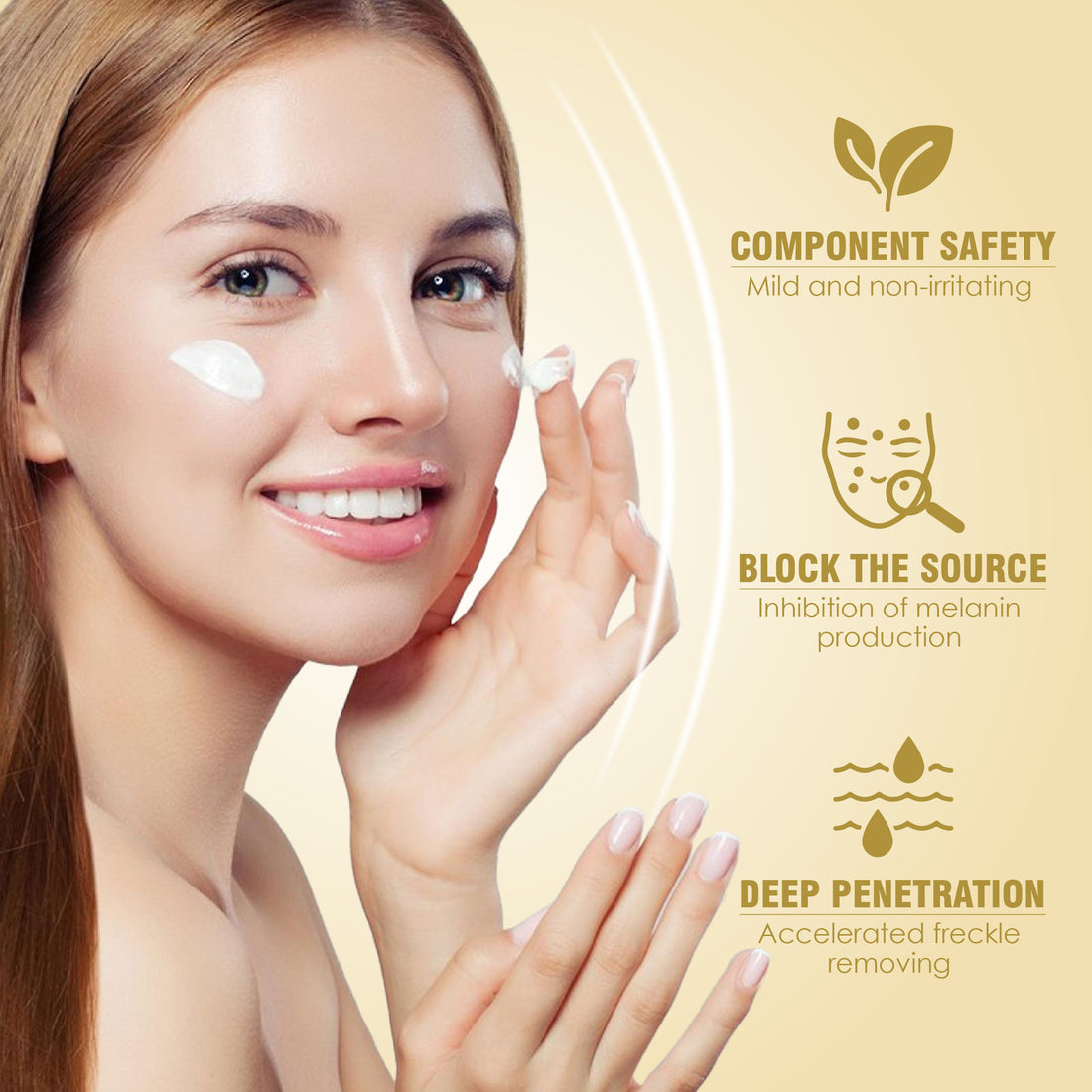NISA - LOVELY GOLD WHITENING CREAM – TRENDS COSMETICS