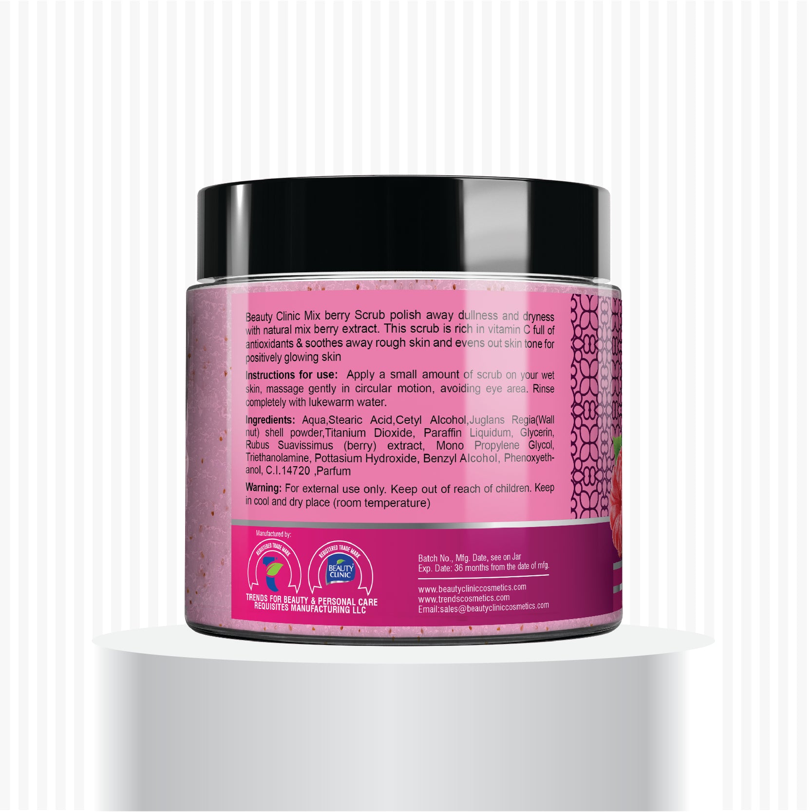 Mix Berry Face And Body Scrub